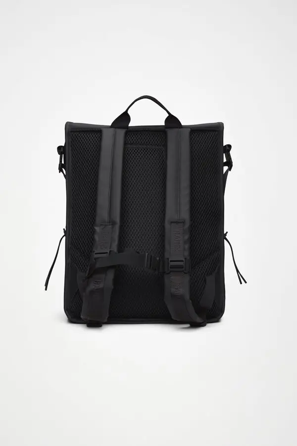 Rains Trail Mountaineer Rolltop Backpack - Black