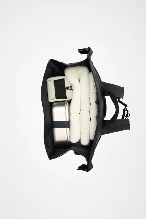Rains Trail Mountaineer Rolltop Backpack - Black