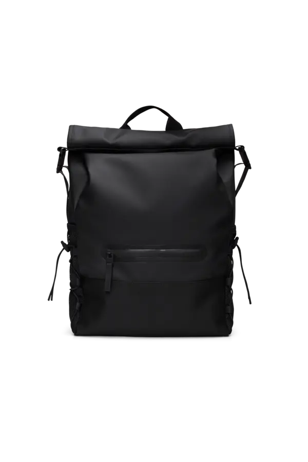 Rains Trail Mountaineer Rolltop Backpack - Black