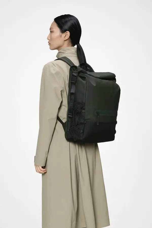 Rains Trail Mountaineer Rolltop Backpack - Green