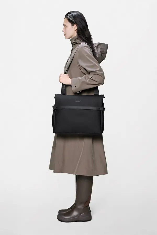 Rains Otg Messenger Bag - Black
