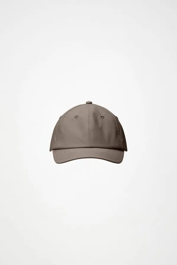 Rains Baseball Cap With Curved Brim - Cinder
