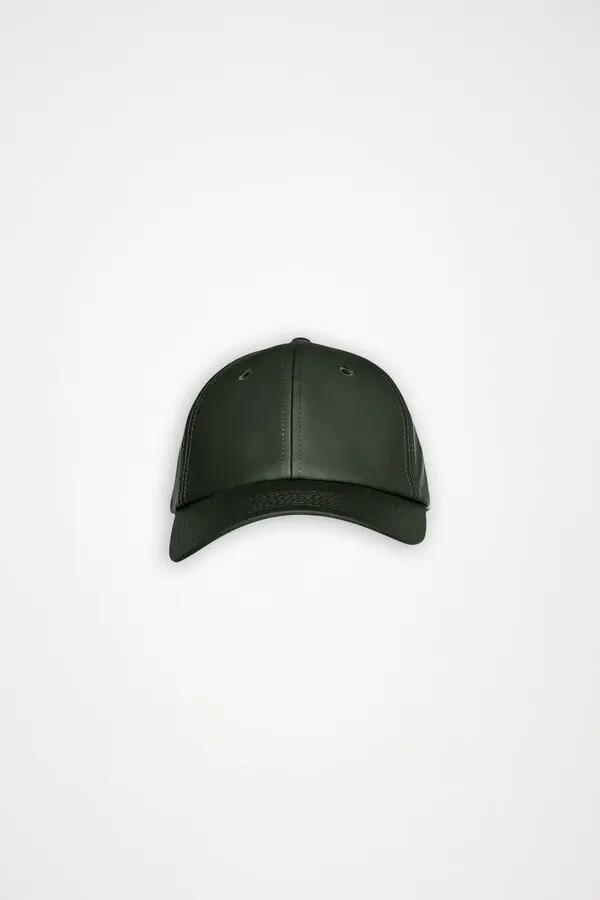 Rains Baseball Cap With Curved Brim - Green