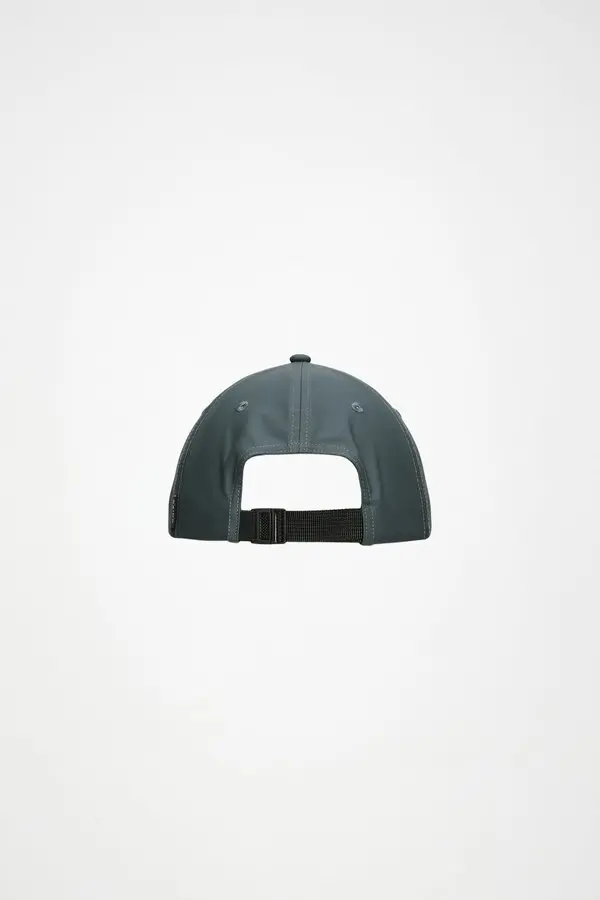 Rains Baseball Cap With Curved Brim - Grey