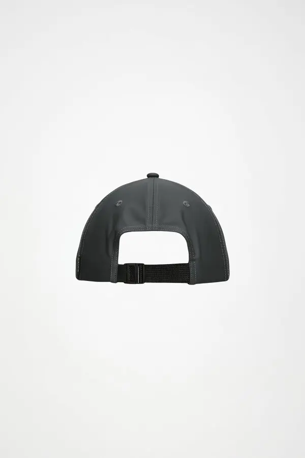Rains Baseball Cap With Curved Brim - Grey