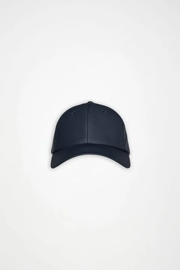 Rains Baseball Cap With Curved Brim - Navy