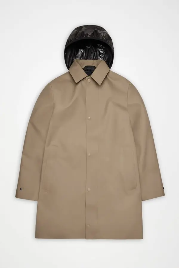 Rains Nara Long Jacket - Beige