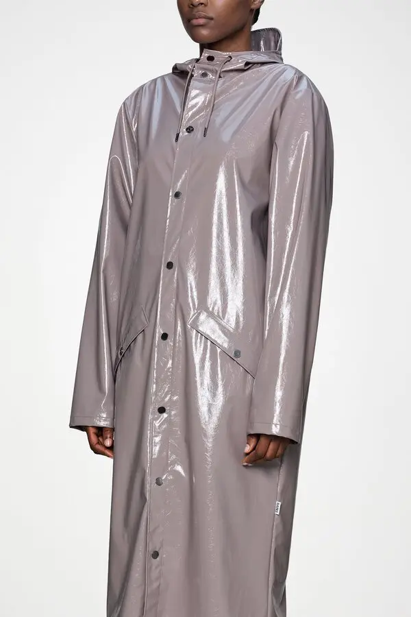 Rains Longer Jacket Waterproof Rainwear - Beige