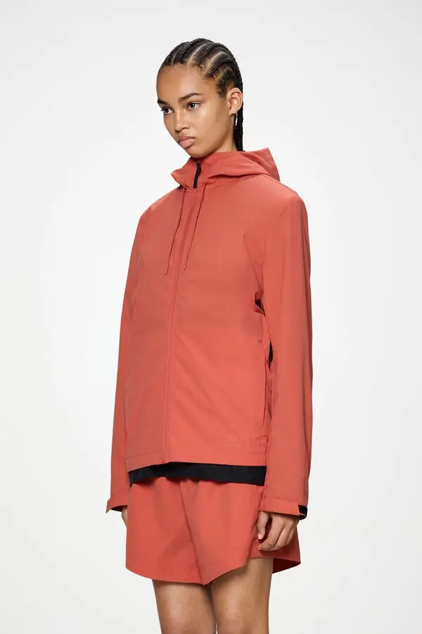 Rains Mito Jacket Ultralight Hooded Windbreaker - Kiln