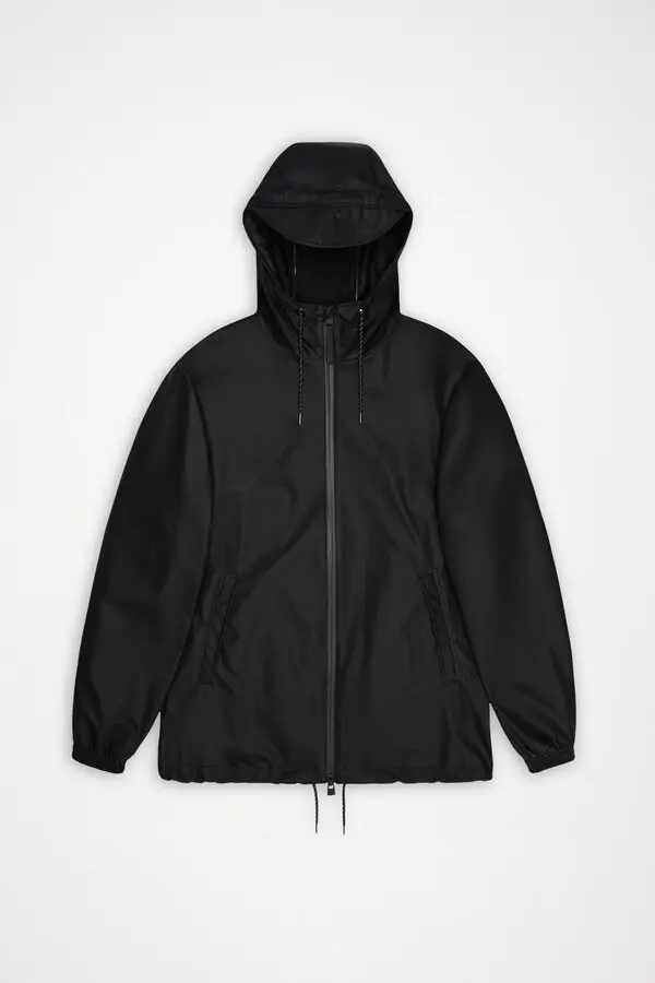 Rains Storm Breaker Hooded Waterproof Raincoat - Black