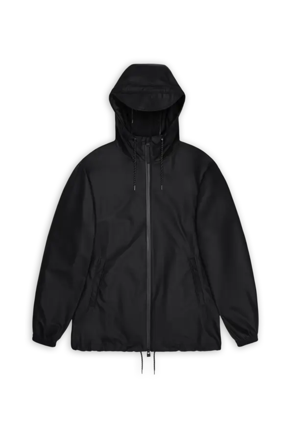 Rains Storm Breaker Hooded Waterproof Raincoat - Black