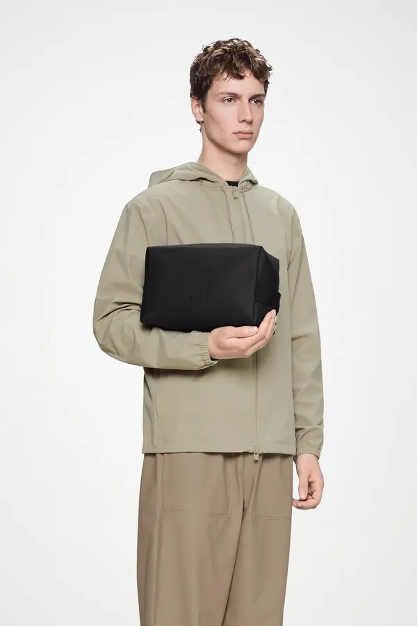 Rains Wash Bag Large - Black