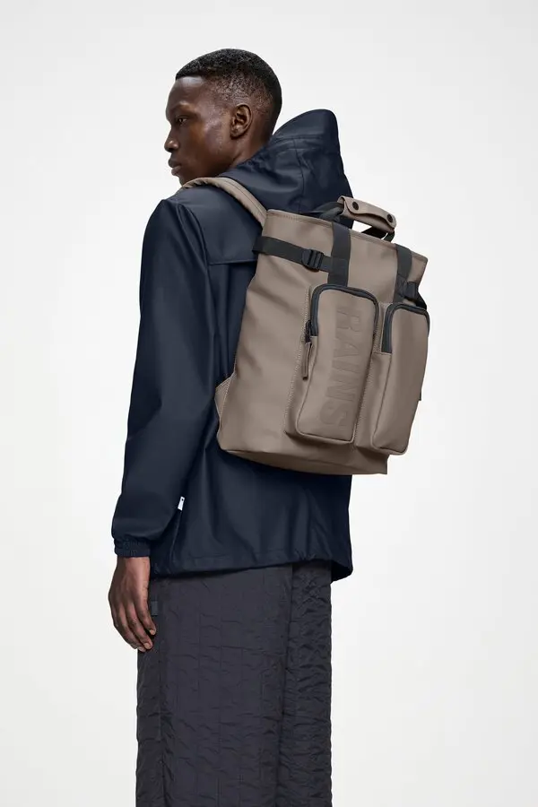 Rains Texel Waterproof Tote Backpack - Cinder