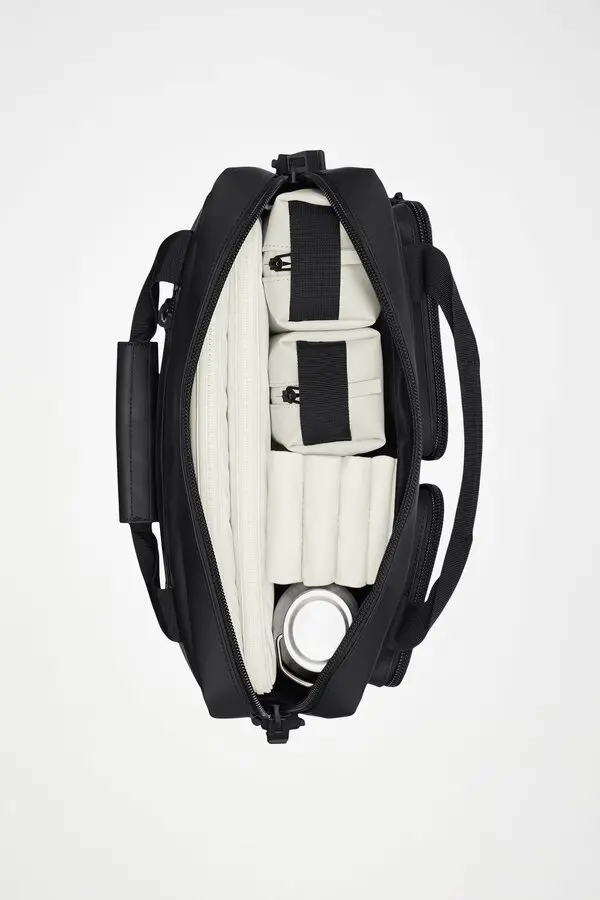 Rains Texel Tech Bag In Waterproof Pu - Black