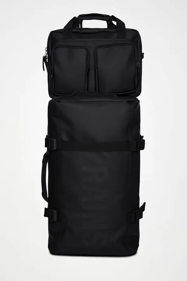 Rains Texel Tech Bag In Waterproof Pu - Black