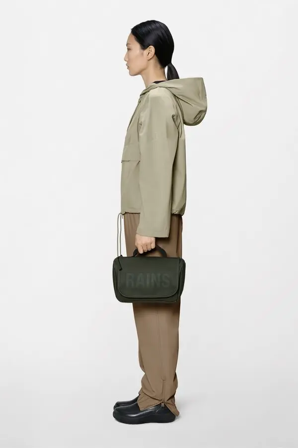 Rains Texel Wash Bag - Green