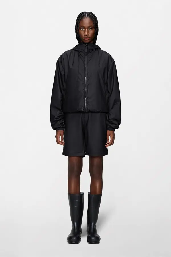 Rains Lohja Short Insulated Jacket - Black