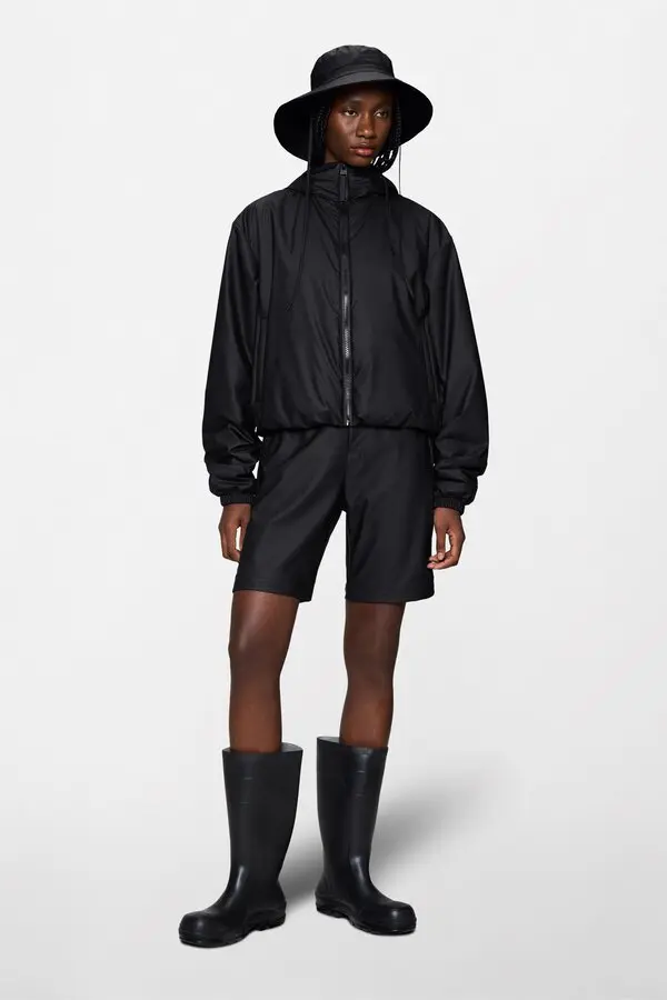 Rains Lohja Short Insulated Jacket - Black