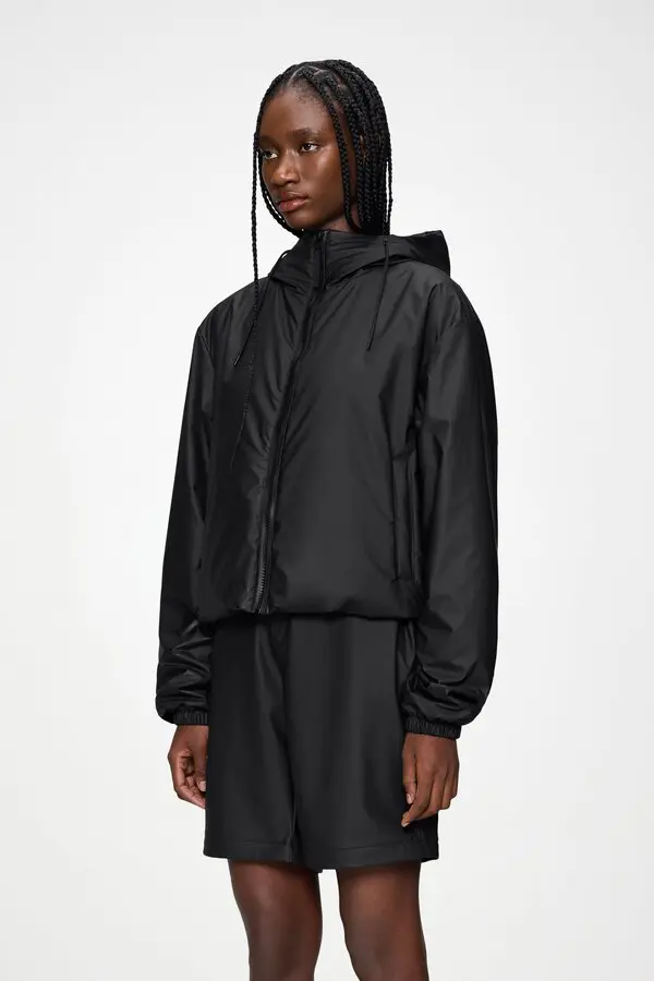 Rains Lohja Short Insulated Jacket - Black