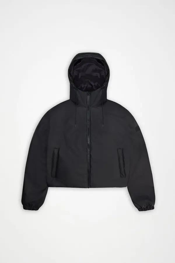 Rains Lohja Short Insulated Jacket - Black