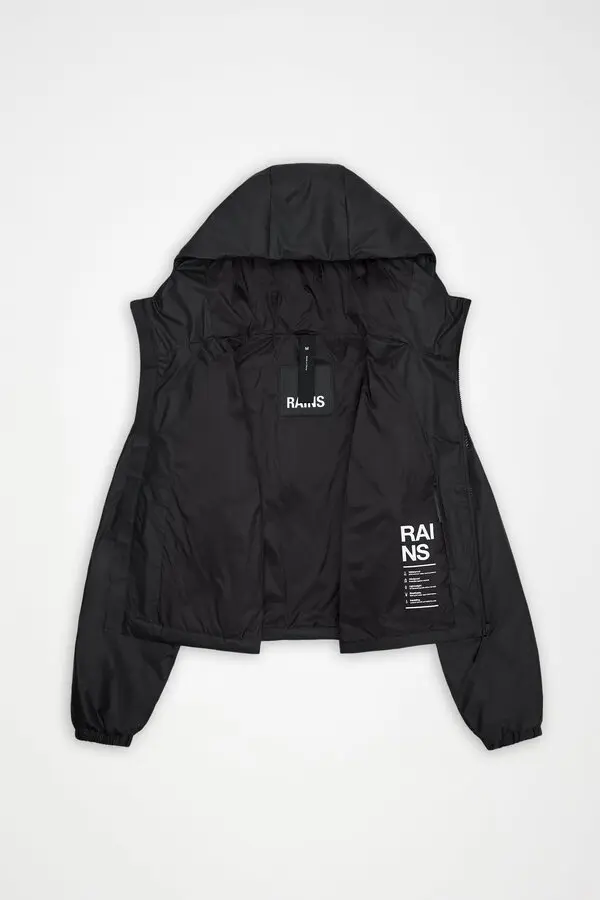 Rains Lohja Short Insulated Jacket - Black