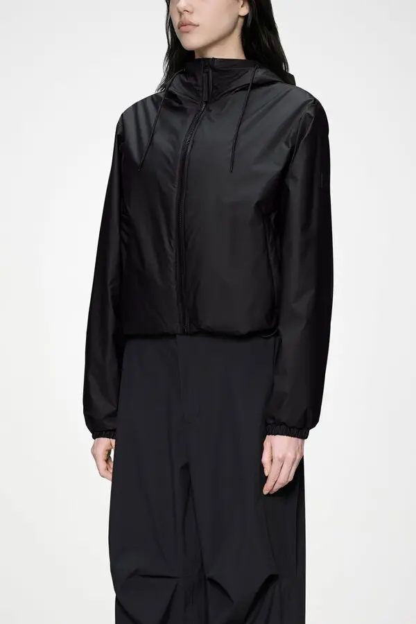 Rains Lohja Short Insulated Jacket - Black