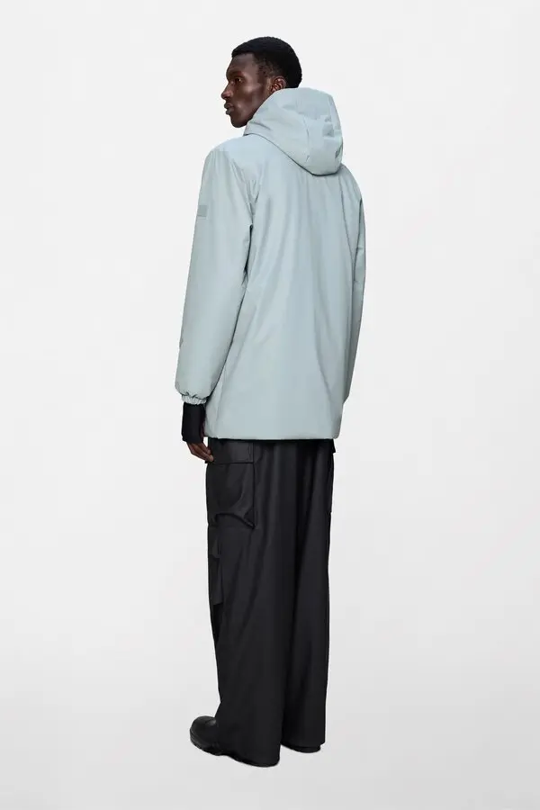 Rains Lohja Long Insulated Waterproof Jacket - Pool