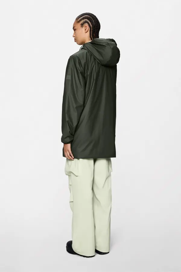 Rains Lohja Long Insulated Waterproof Jacket - Green