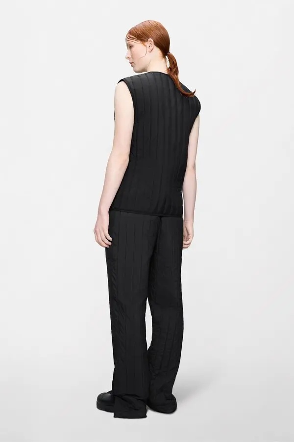 Rains Banja Quilted Liner Vest - Black
