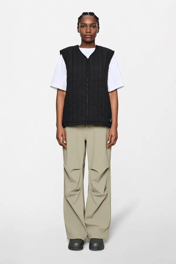 Rains Banja Quilted Liner Vest - Black
