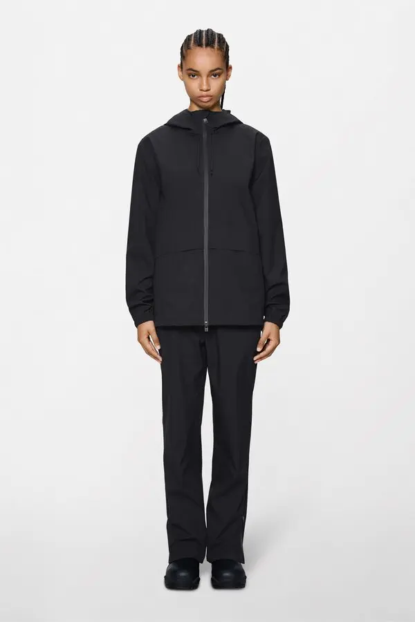 Rains Suva Hardshell Pocket Jacket - Black