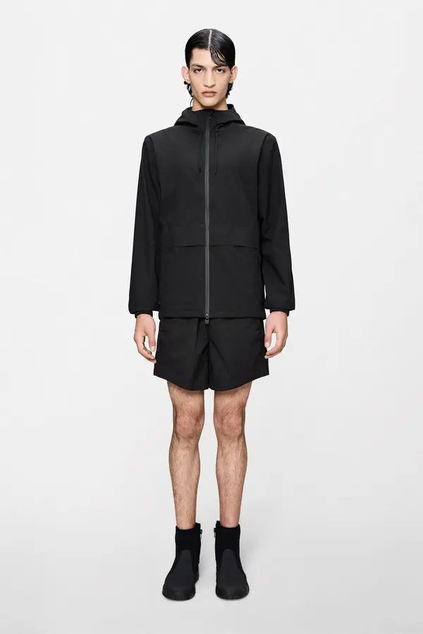 Rains Suva Hardshell Pocket Jacket - Black
