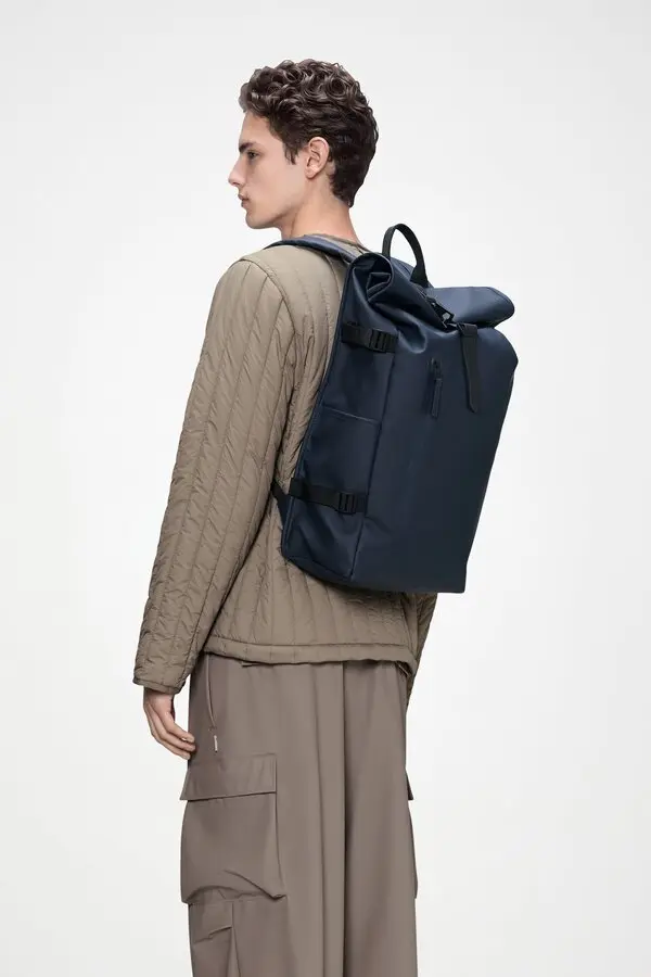 Rains Rolltop Rucksack Large - Navy