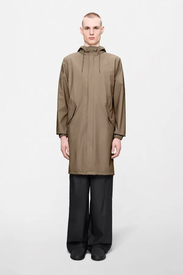 Rains Fishtail Parka Waterproof Raincoat - Beige