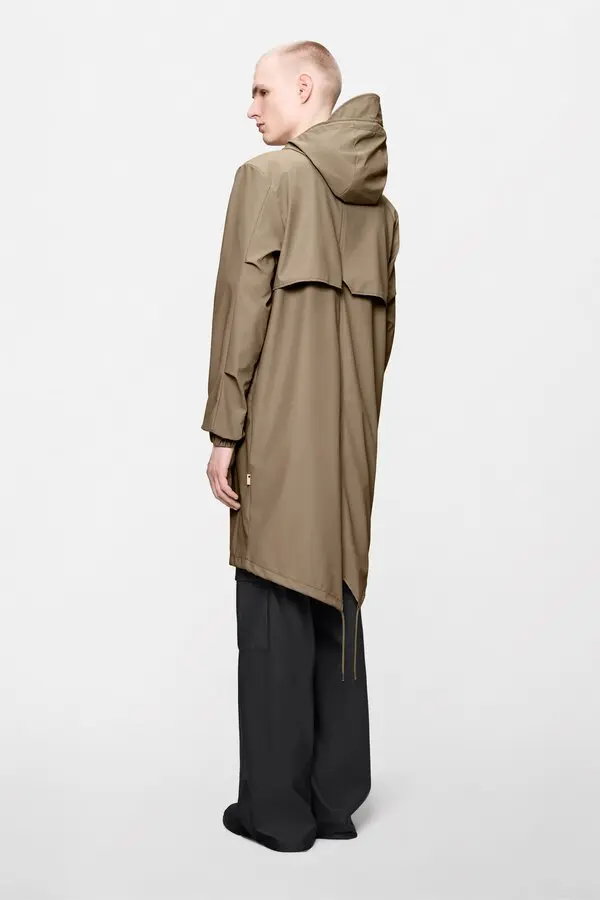Rains Fishtail Parka Waterproof Raincoat - Beige