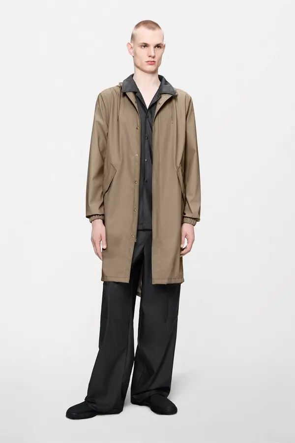 Rains Fishtail Parka Waterproof Raincoat - Beige