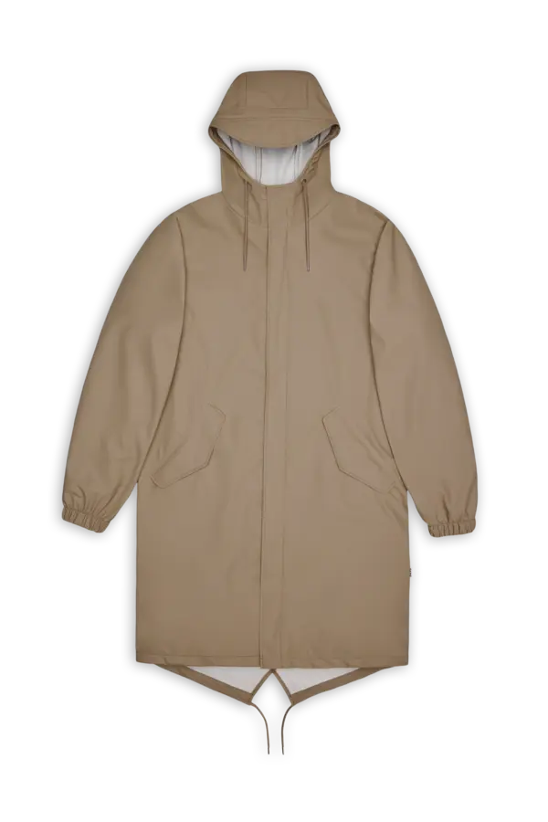 Rains Fishtail Parka - Beige