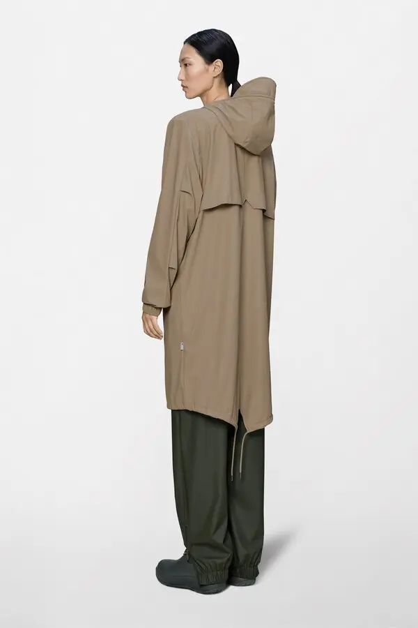 Rains Fishtail Parka Waterproof Raincoat - Beige