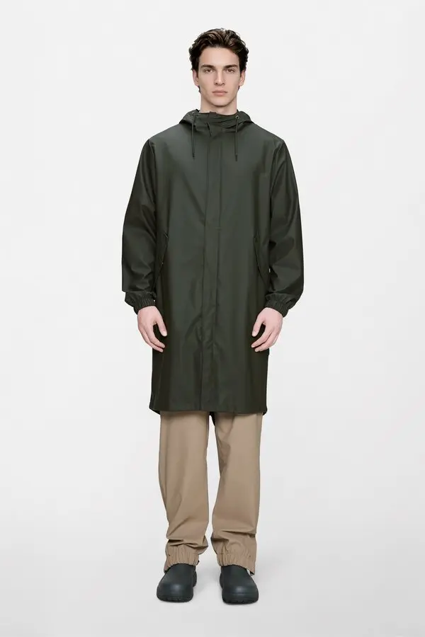 Rains Fishtail Parka - Green