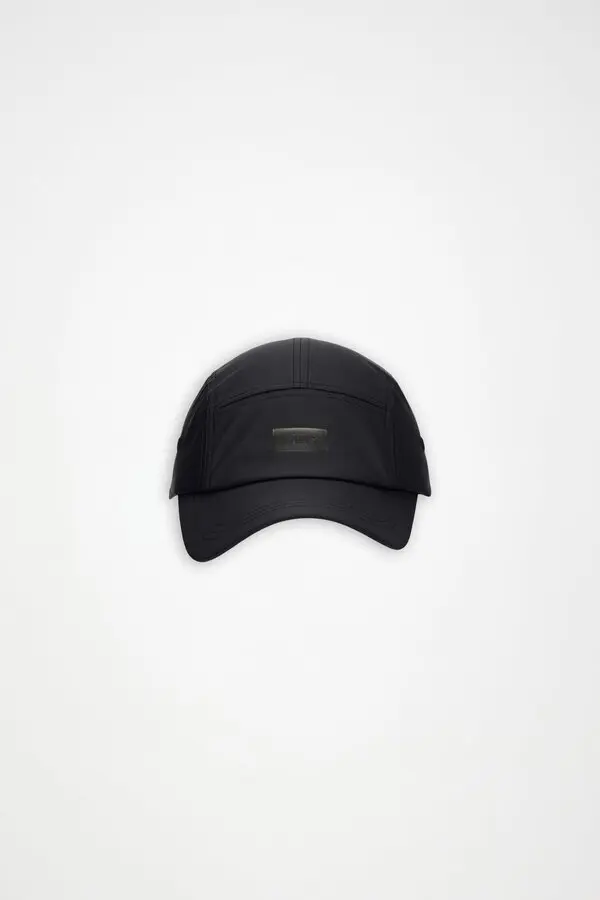Rains 5 Panel Cap - Black