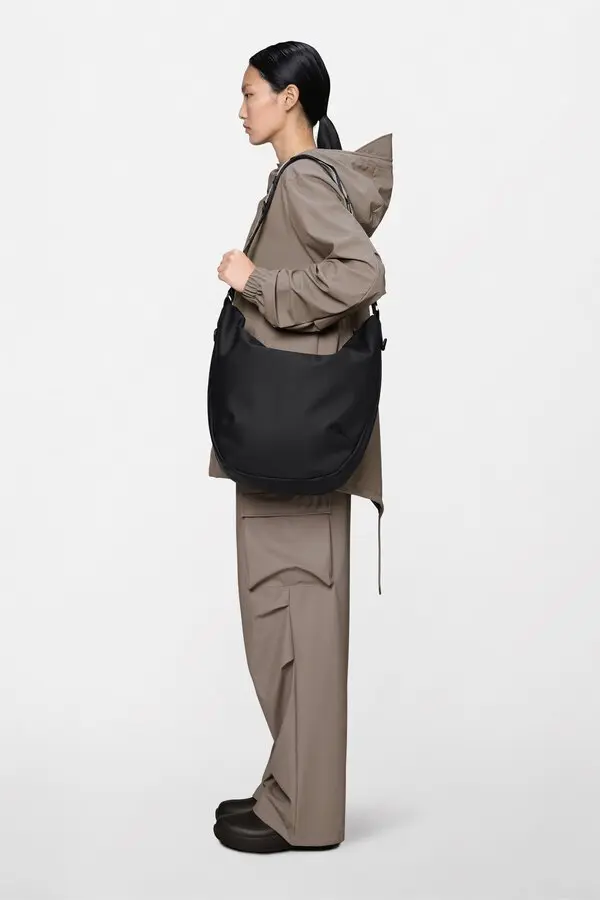 Rains Valera Large Shoulder Bag - Black