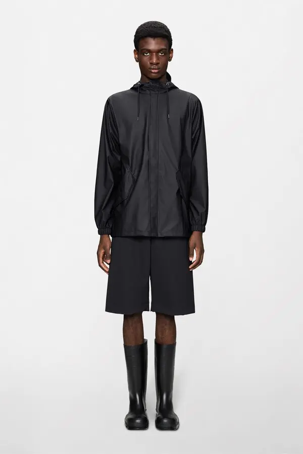 Rains Fishtail Jacket - Black