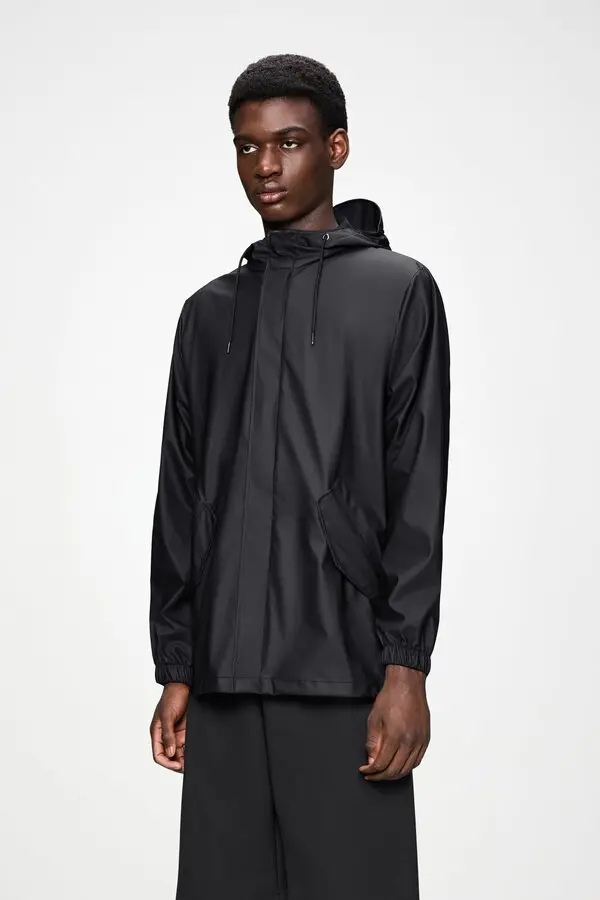 Rains Fishtail Jacket - Black