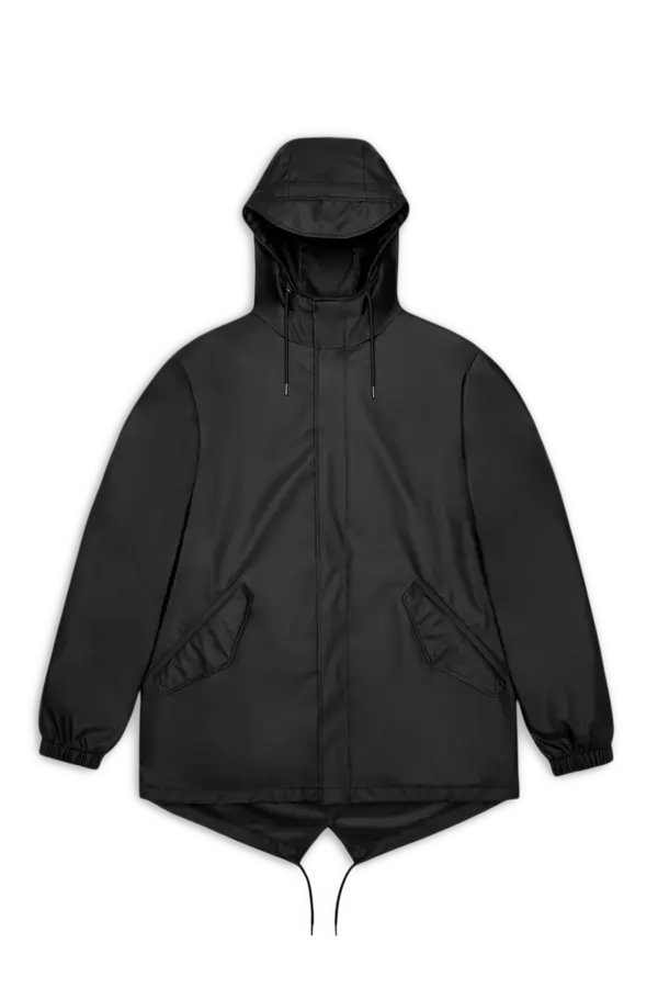 Rains Fishtail Jacket - Black