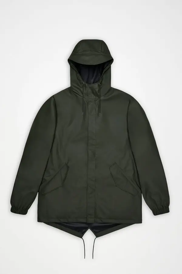 Rains Fishtail Jacket - Green