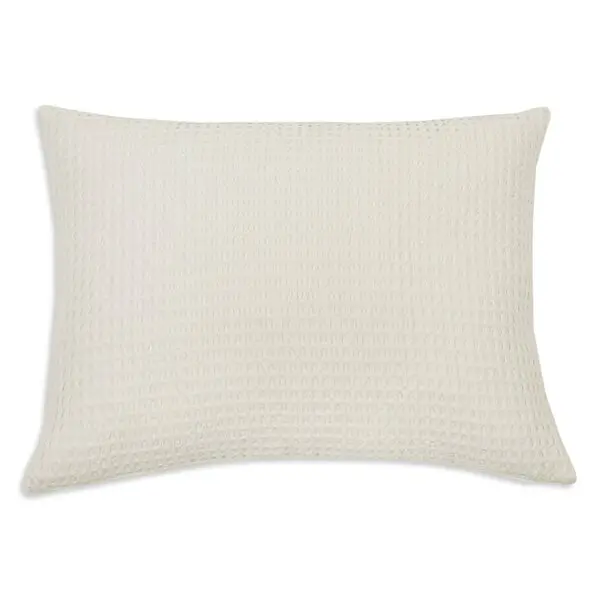 POM POM AT HOME Zuma Cotton Waffle Standard Sham - Cream