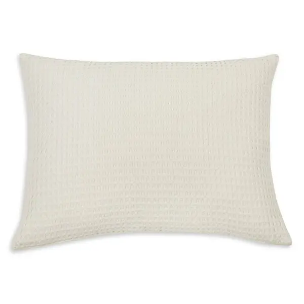 POM POM AT HOME Zuma Cotton Waffle Big Pillow, 28 X 36 - Cream