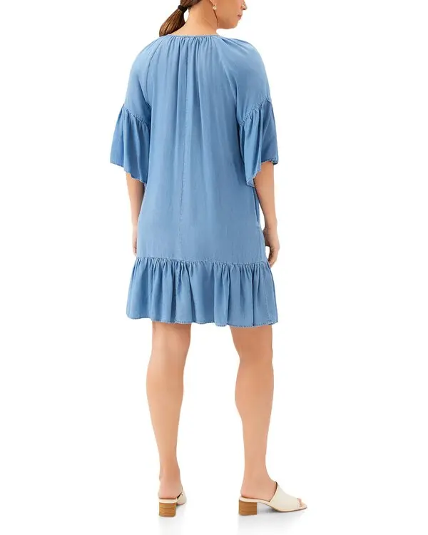 Karen Kane Ruffled Hem Dress
