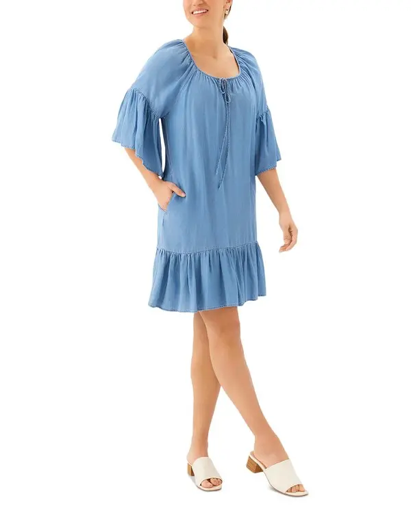 Karen Kane Ruffled Hem Dress