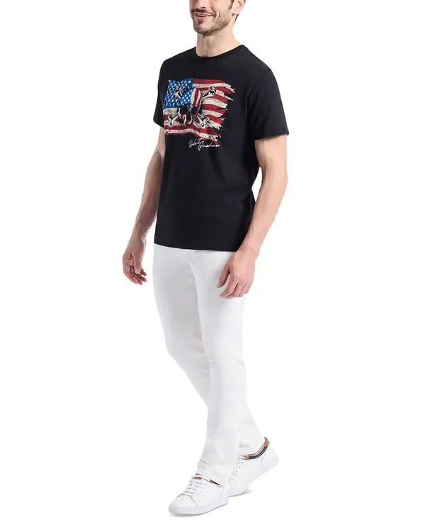 Robert Graham Skull Flag Short Sleeve Graphic Tee